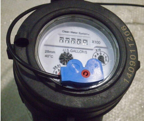 Multi Jet 15mm Water Meter With Plastic Nylon Body Vane Wheel Class B