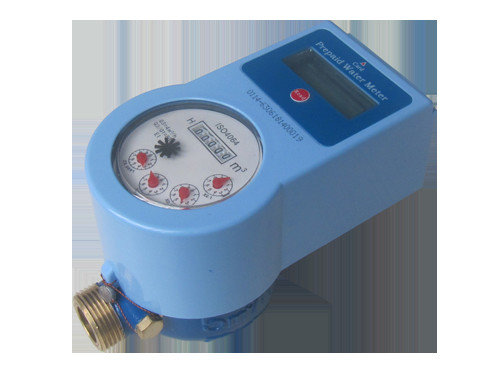 Smart IC Card Prepaid Water Meter Remote Reading With Brass Valve Control