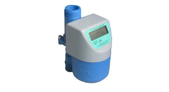 Vertical Type Prepaid Radio Frequency Water Meter With Ball Valve Control