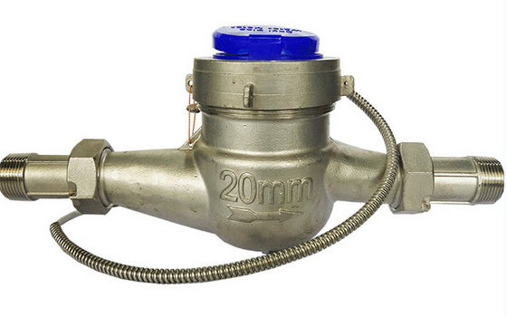 DN20mm Stainless Steel Multi Jet Water Meter / Dry Type Water Flow Meter