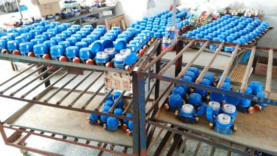 Single Jet 1 Inch Water Meter , Dry Dial Vane Wheel Potable Water Meter With 5 Wheels