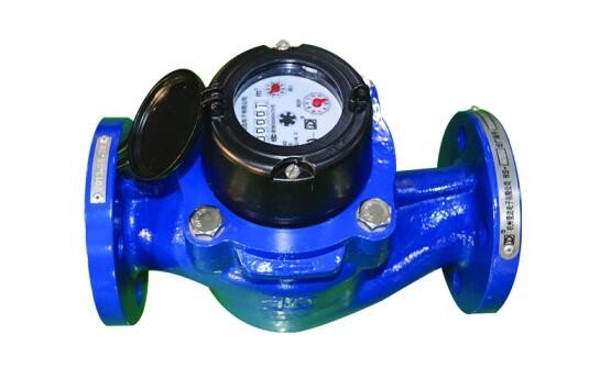 DN50mm Large Caliber Electronic Water Meter For AMR System Vertical Helix Type