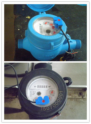 15mm - 25mm Multi Jet AMR Water Meter With Pulse Output / Plastic Body