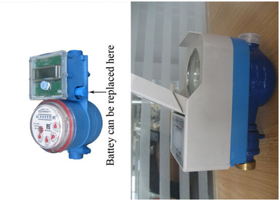 Digital Fully Sealed Radio Frequency Water Meter RF Card Prepaid Multi Jet