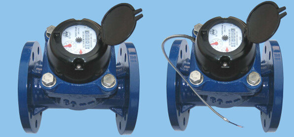 Dry Dial Woltman Type Water Meter With Horizontal Vane Wheel Magnetic Drive