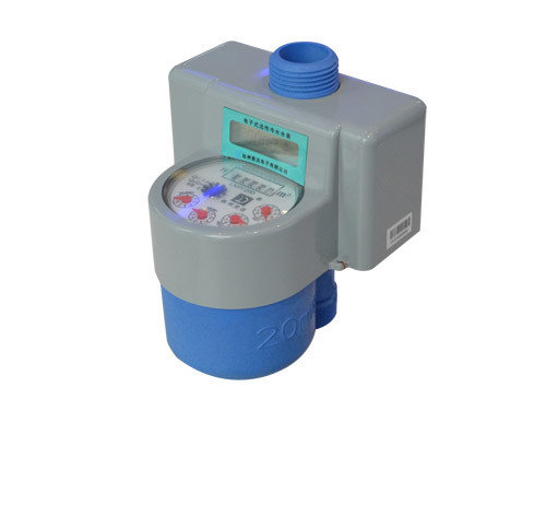 Vertical Prepaid Smart Water Meter With IC Card Contactless Type 15mm-25mm