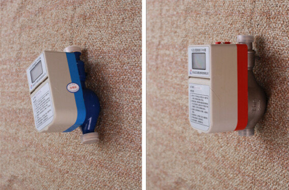 Dry Dial Smart Card Cold Digital Hose Water Meter , Intelligent Vane Wheel Water Meter