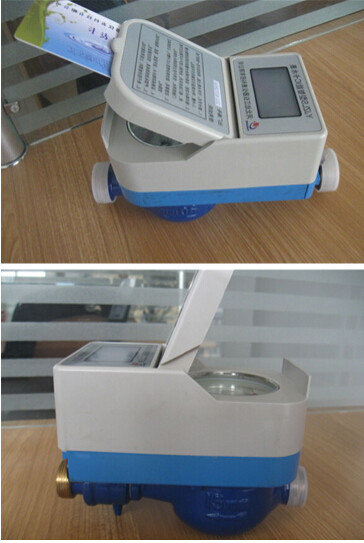DN20 Smart IC Card / RF Card Prepaid Water Meter , Intelligent Domestic Water Meter