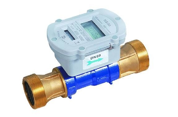 DN50mm Large Caliber Electronic Water Meter For AMR System Vertical Helix Type