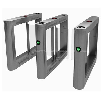 China CE FCC Approved 304 Stainless Steel Luxury High Grade Bright Surface Swing Turnstile Gate supplier