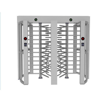 China Full height turnstile / biometric access control barrier gate in outdoor supplier