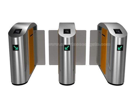 Slim Shape Access Control Smart Fast Speed Gates Barrier Turnstile System / Stadium Turnstile 1400x330x990mm supplier
