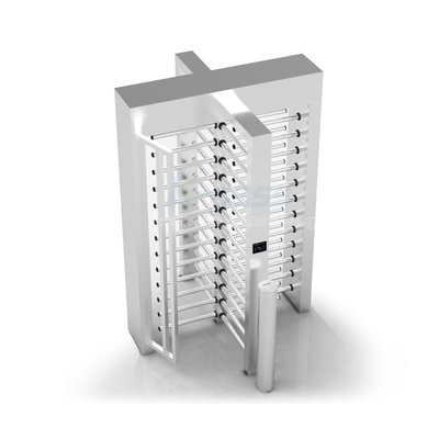 Rotary Durable Flexible single turnstile Full Height Gate Door with Fingerprint or QR Code Scan supplier