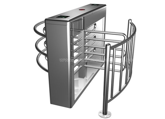 Indoor / Outdoor Use Mechanical Half Height Turnstile Gate Rainproof With Single / Bi-Direction supplier