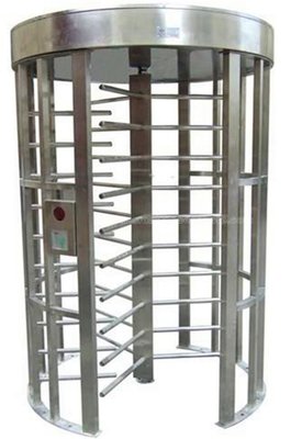 High Grade Automatic Full height Turnstile Pedestrian System Parking Facilities Rotating Gates With Double Lane supplier