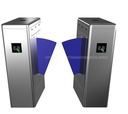 FCC Approved waterproof stainless entrance barrier gate / Biometric system access control swing gate turnstile supplier