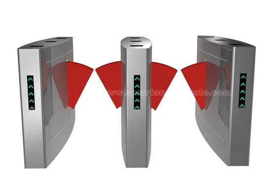 Factory sale Swing Barrier Gate 304# Stainless Steel With Install Access Control Reader supplier