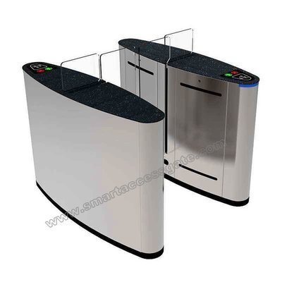 Durable luxurious good quality retractable 304 stainless steel flap barrier turnstile speed gate supplier