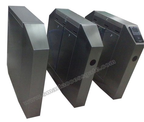 Luxury Speed Gate 316# Stainless access control swing turnstile with fingerprint scanner supplier