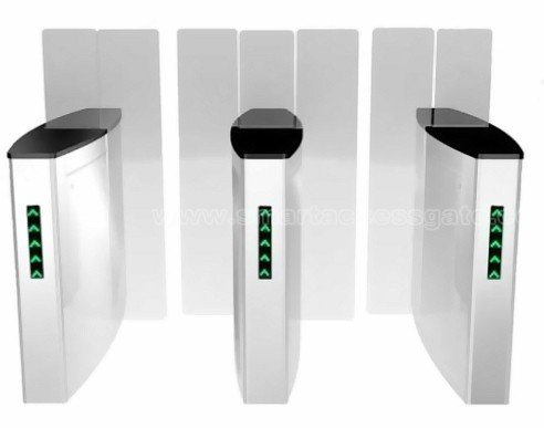 Luxury Handicapped Wheelchair Speedlane Swing Barrier Gate With RFID Reader supplier