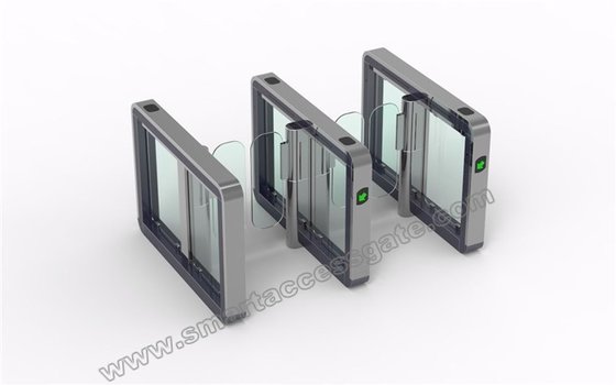 CE FCC Approved 304 Stainless Steel Luxury High Grade Bright Surface Swing Turnstile Gate supplier