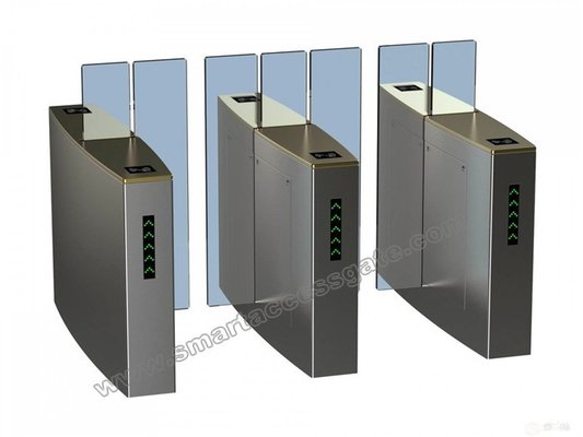 Face Recognition Passenger flow control brushless DC motor sliding metro turnstile with infrared photocell supplier