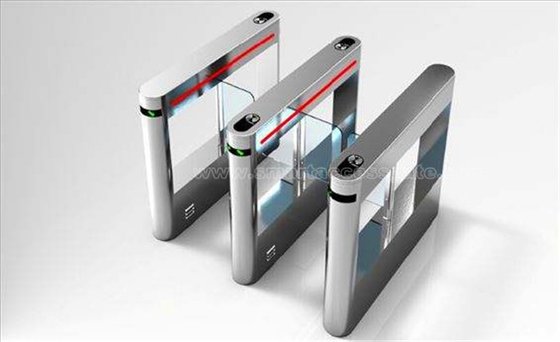Control gate bi-directional automatic Rfid card gate A level sliding turnstile gate Made in China supplier