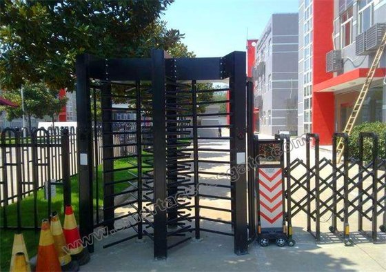 TCP / IP Turnstile Barrier Gate High Quality Full Height Turnstiles Rfid Control System For School supplier