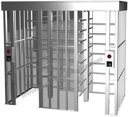 TCP / IP Turnstile Barrier Gate High Quality Full Height Turnstiles Rfid Control System For School supplier