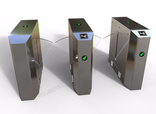 Door access control 2.2mm thickness DC24V Brushless Motor 0.4sec high speed gate turnstile supplier