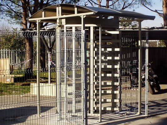 Pedestrian Access Control Door / new design security revolving full height turnstile for School supplier