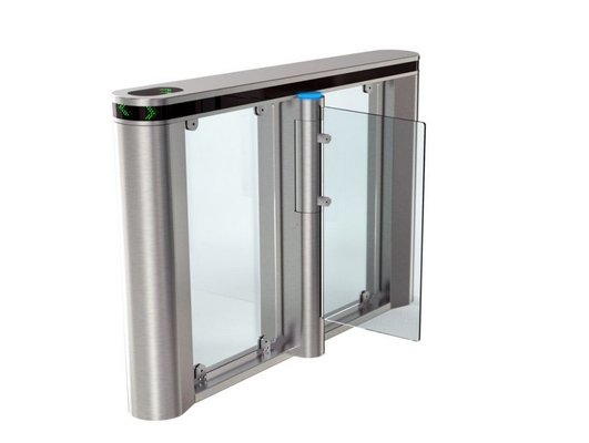 Smart Access Gate 304 stainless steel sliding turnstile barrier gate for office buildings supplier