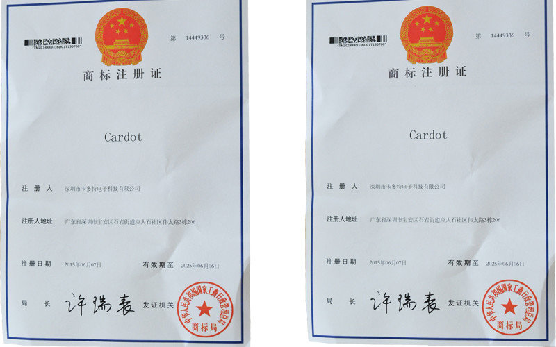 中国 Shenzhen Cardot Electronics Technology Co.,Ltd 会社概要