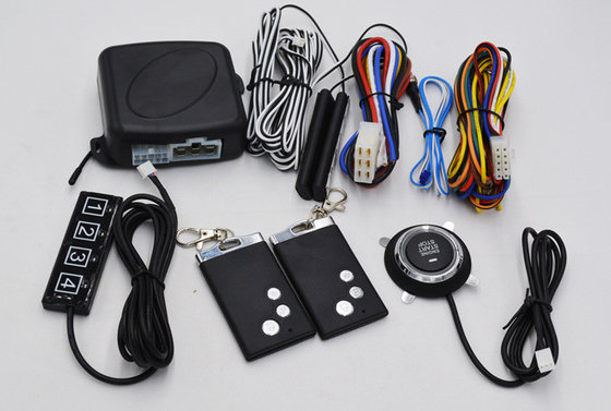 Intelligent Security Smart Car Alarm System With Engine Start Stop Button Smart Key Switching