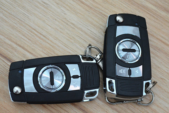 Single Way Keyless Entry Remote Start Auto Car Alarm System With Mute Arm Or Disarm