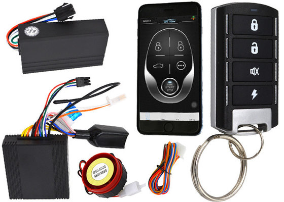 Gsm Pke Scooter Security System , Remote Engine Starter Bicycle Alarm System With Remote