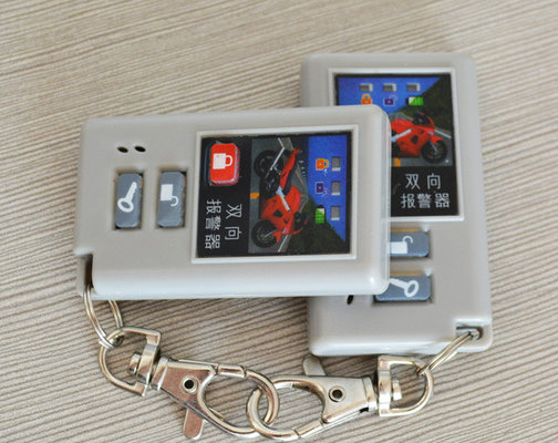 Remote Start Two Way Motorcycle Alarm System With Power Off Alarm And Shock Alarm