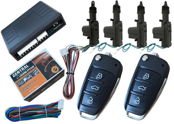 Waterproof Vehicle Central Locking System , 1 Master 3 Slaves Trunk Open Automatic Car Door Lock System