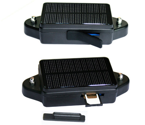 Solar GPS Tracker Container GPS Car Alarm System Big Battery Waterproof Magnet LBS Asset