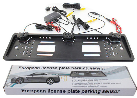 1.5W Number Power Plate Reverse Parking Sensor System , Parking Assist System Kit BIBI Alarm Type