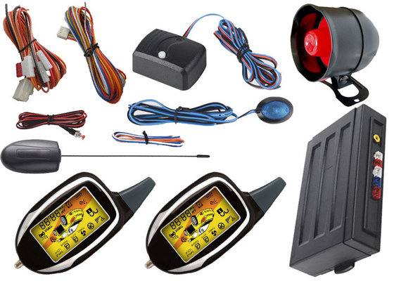 Electronic Shock Sensor Car Burglar Alarm System With Ultrasonic Sensor Motion Alarm