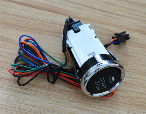 Orange Led Indication Light Start Stop Ignition Button , Long Start Engine Button Universal Type