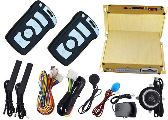 RFID Smart Key Car Burglarproof Device With Ignition Start Stop Button And Bypass Output