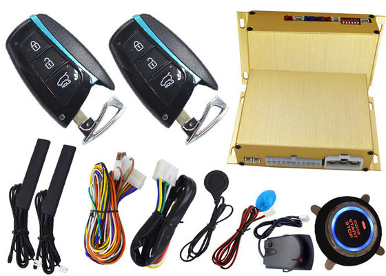 Smart Car Alarm System With RFID Emergency Unlock And Push Button Start Stop Engine