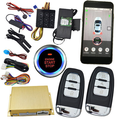 Remote Car Starter Iphone Smartphone Car Alarm , Start Your Car With Your Phone