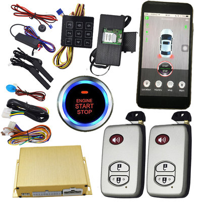 Smartphone Remote Start Car Alarm Controlled By Phone / Remote Car Starter From Phone