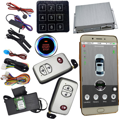 ISO andriod Smartphone Car Alarm mobile password key pad emergency lock or unlock car door