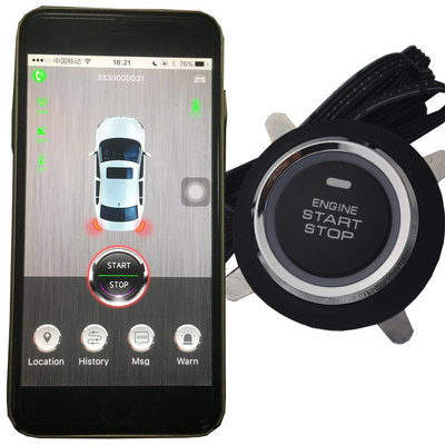 ISO andriod Smartphone Car Alarm mobile password key pad emergency lock or unlock car door