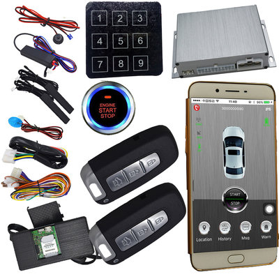 Gsm Car Alarm Security System Mobile App Central Lock Keyless Entry Engine Start Stop Button