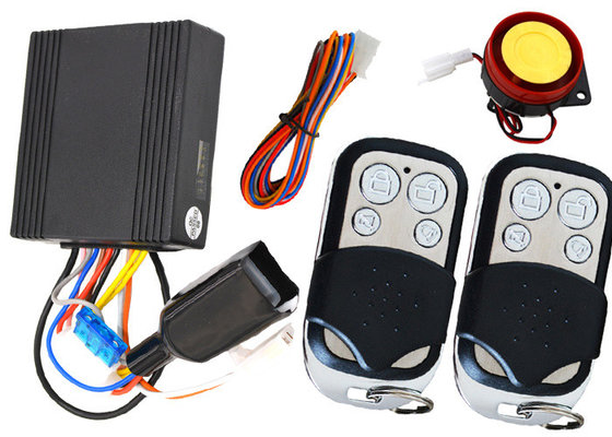 1 Way Motorbike Alarm System Motorcycle Immobilizer With Remote Sound Mute Arm / Disarm Feature